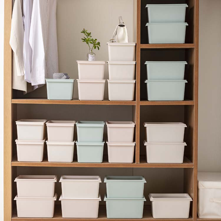 Small Stackable Plastic Underwear Storage Box Organizer with Lids ...